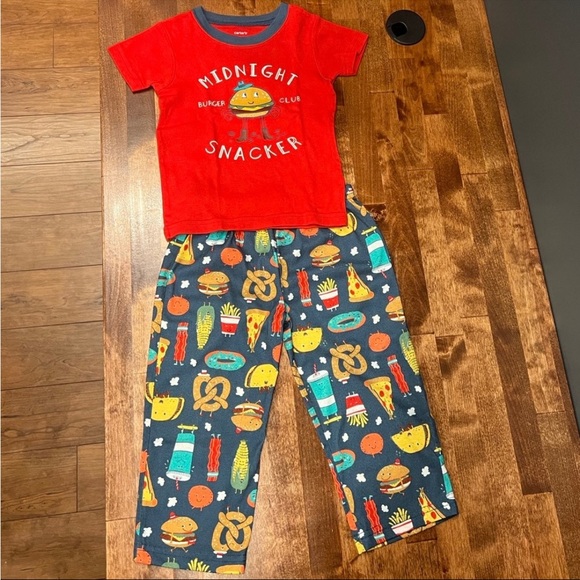Carter's | Pajamas | Carters 2t Pajamas 2t Junk Food Pajamas Boys ...